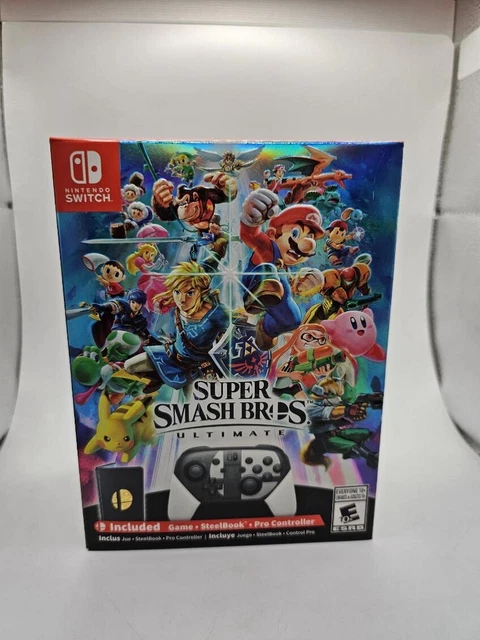 SUPER SMASH BROS. Ultimate Special Edition Nintendo Switch Bundle neuf scellé EUR 254,02 ...