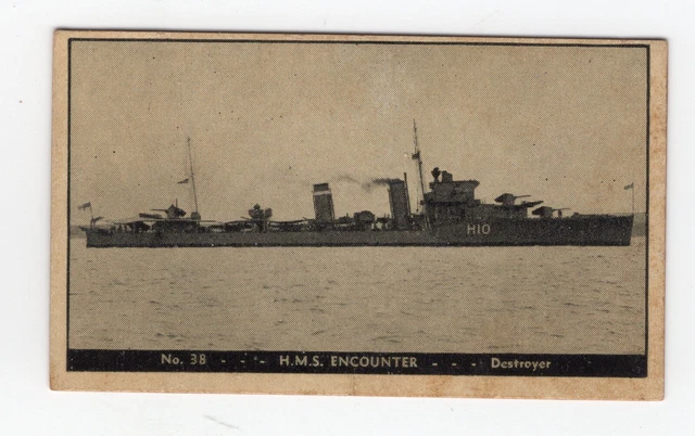 W.C. DOUGLASS AUSTRALIA Royal Navy Ships #38 HMS Encounter Destroyer ...