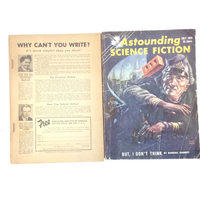 ASTOUNDING SCIENCE FICTION 1956 1959 Magazine Back Issue £12.00 ...
