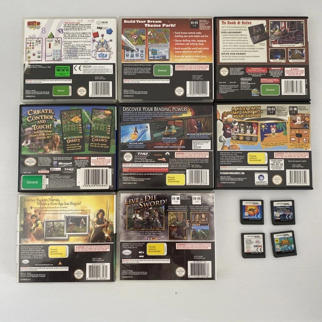 NINTENDO DS GAME Bundle (x12) Rayman Theme Park Pirates Narnia Tak ...