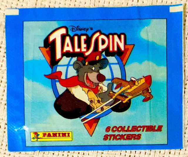 DISNEY'S TAILSPIN VINTAGE 1991 Sticker Album Card Packs (Qty 1) Sealed ...