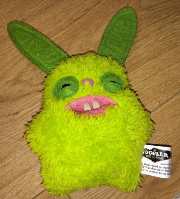 5& RABID RABBIT Green Fuggler Funny Ugly Monster Soft Toy Plush £6.00 ...
