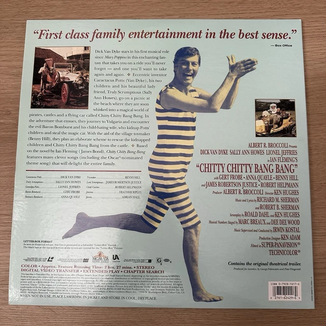 CHITTY CHITTY BANG Bang Laserdisc - Autographed By Dick Van Dyke ...