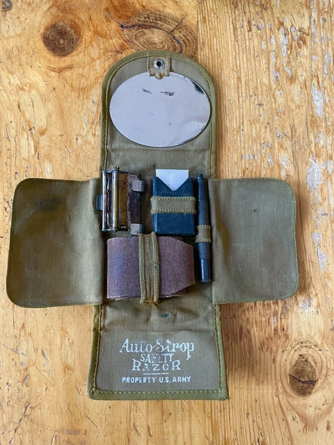 WW1 US ARMY Issue Original Doughboys ‘Autostrop’ Field Shaving Kit ...