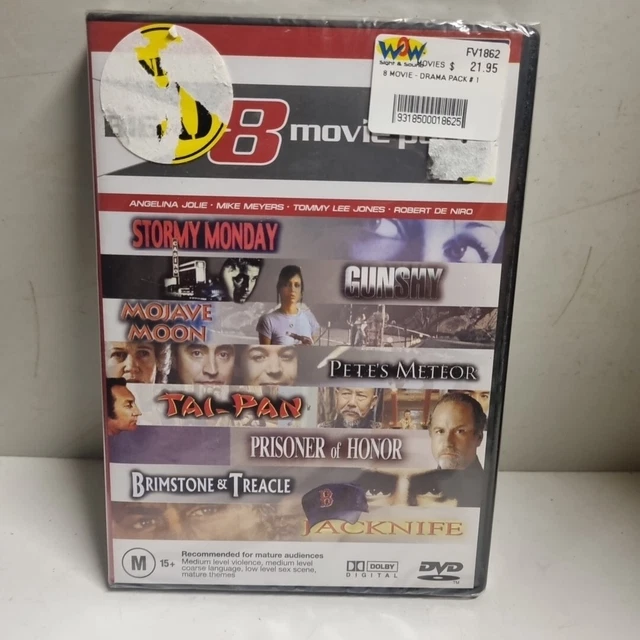 BIG VALUE 8 Movie Pack Drama -DVD -Stormy Monday, Gunshy, Mojave Moon ...