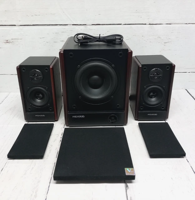 MICROLAB 2.1 SPEAKER System FC330 Home Theatre PC Speakers - Tested ...