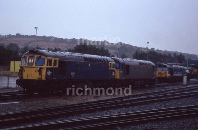 EXETER DEPOT CLASS 33 33101 1990 Agfachrome 35mm Slide RN334 £2.99 ...