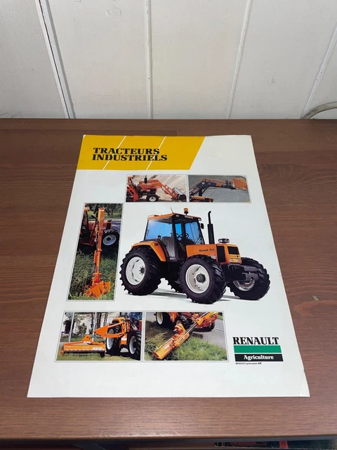 BROCHURE PROSPEKT PROSPECTUS TRACTEUR INDUSTRIEL RENAULT MI tractor-traktor-ih EUR 21,15 ...