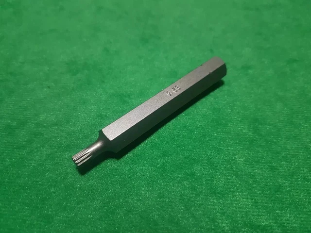 HALFORDS ADVANCED M5 spline bit triple square 10mm shank 75mm length ...