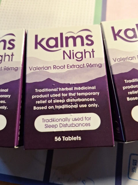 KALMS NIGHT 56 Tablets Traditional Herbal Remedy for Sleep and Stress ...