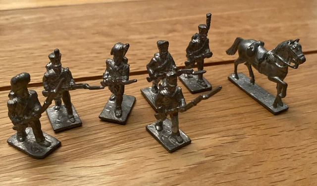 BATTLE OF WATERLOO Lead Soldiers (6 + horse) £4.00 - PicClick UK