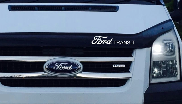 FORD TRANSIT MK5 Mk6 Mk7 Mk8 Bonnet Bug Guard / Sun Visor Vinyl ...