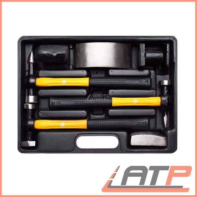 KRAFTMANN 1670 BODY Chassis Work Pannel Beater Repair Tool Set 7 Pieces ...