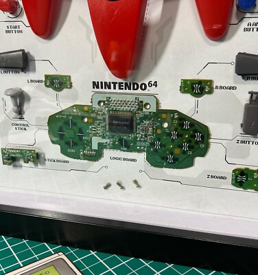 NINTENDO 64 CONTROLLER Original Teardown Wall Frame EUR 136,62 ...