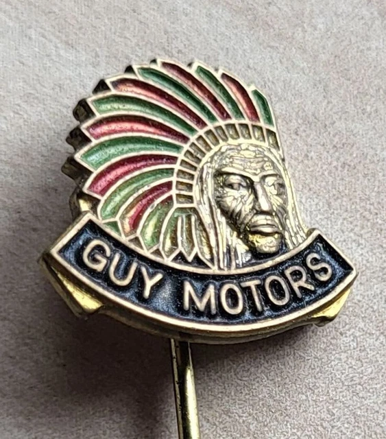 VINTAGE GUY MOTORS truck lorry bus coach logo stick pin badge £9.95 ...