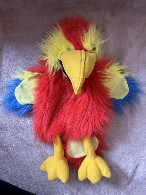 THE PUPPET COMPANY Macaw Parrot Hand Glove Puppet with Caw Squeaker 23 ...