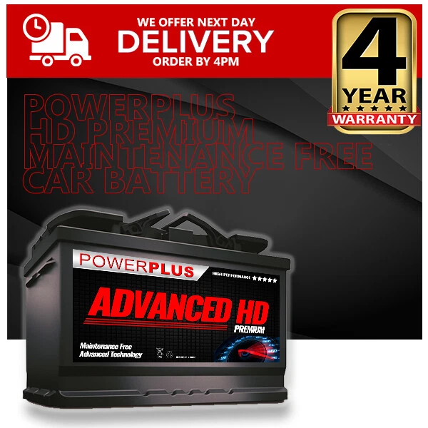 POWERPLUS 096 HD Premium Car Battery 72ah 12v 4 Year Warranty £74.95 ...