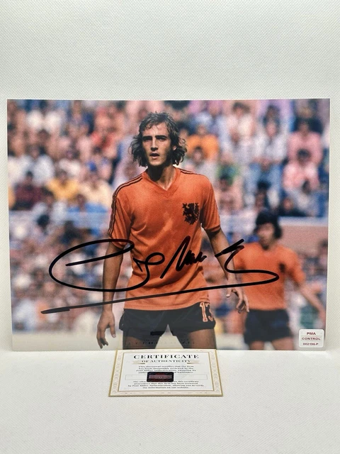 JOHAN NEESKENS HOLLAND Barcelona Certificate Soccer Auto Hand Signed ...