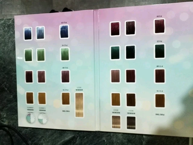 SCHWARZKOPF IGORA ROYAL Pearlescence Hair Swatch Color Guide/chart Book ...