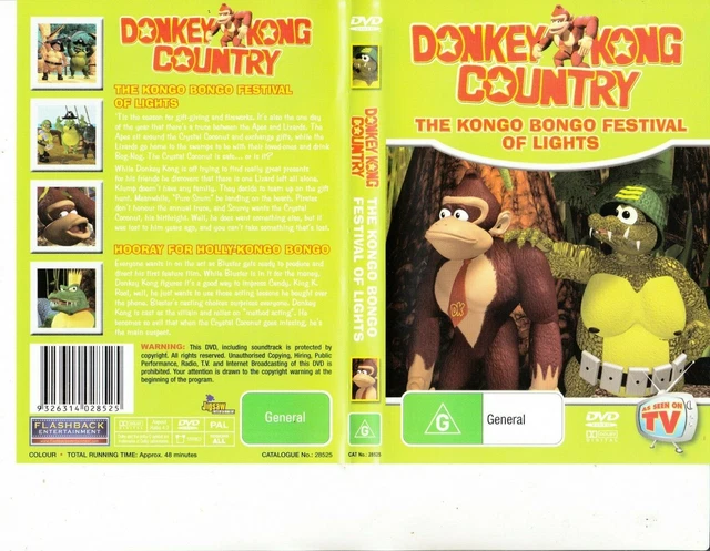 DONKEY KONG COUNTRY-THE Kongo Bongo Festival of Lights-Animated DKC-DVD ...