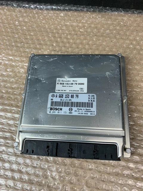 MERCEDES-BENZ W168 A-CLASS Engine Control Unit Bosch 0281011151 ...
