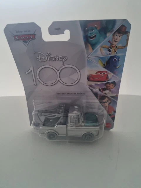 MATTEL DISNEY 100TH Anniversary Pixar Cars Mater Silver character Car ...