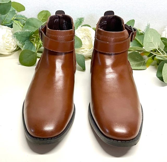 KENNETH COLE UNLISTED Half Tide Chelsea Bootie Brown Size 7.5 M £35.07 ...