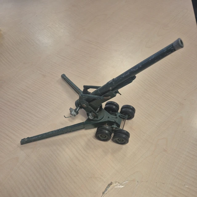 BRITAINS TOYS 9745 WWII Howitzer Long Tom 155mm Artillery Field Gun ...