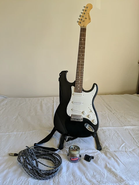 ELEVATION ELECTRIC GUITAR 39inch Plus Cable, Stand, Tuner And Jam Jar ...