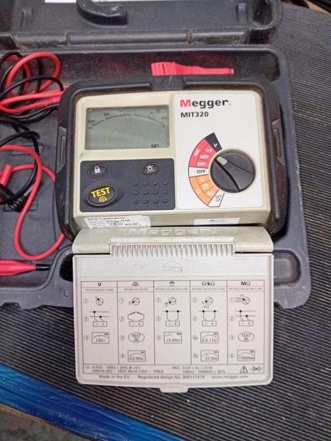 MEGGER RCDT320 RCD Tester With Calibration Certificate £150.00 ...