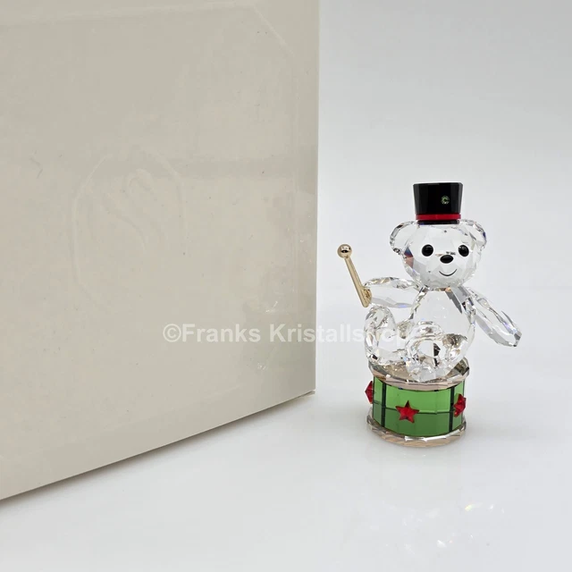 SWAROVSKI KRIS BÄR Weihnachten 2025 auf Trommel Chrismas Bear on Drum ...