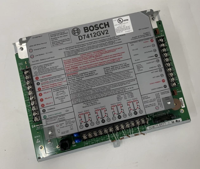 BOSCH D7412GV2 FULLY Integrated Intrusion Fire Security & Access ...