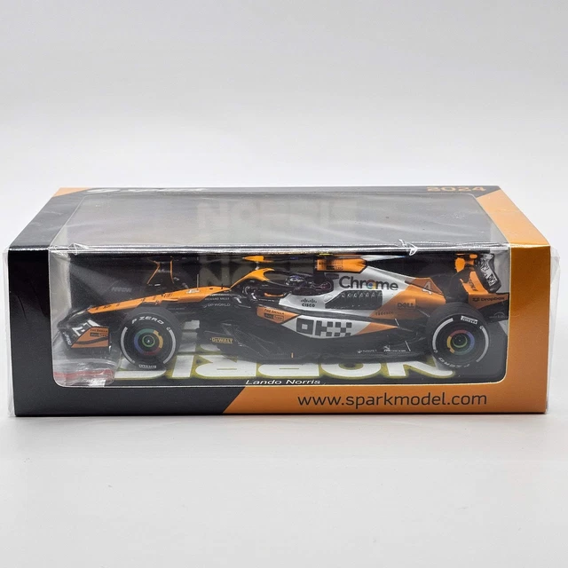 SPARK MCLAREN MCL38 #4 Lando Norris Singapore F1 GP Winner 2024 1/43 ...