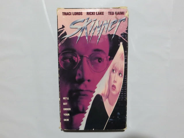 SKINNER VHS - HTF Slasher Horror - Traci Lords, Ted Raimi, Ricki Lake ...