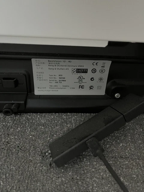 BANG & OLUFSEN Beovision10-40 and Beo5 Remote and Docking Station £250. ...