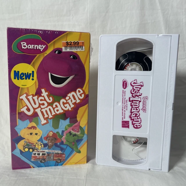 BARNEY - JUST Imagine (VHS, 2005) Kids Sing Along Songs - Hit ...