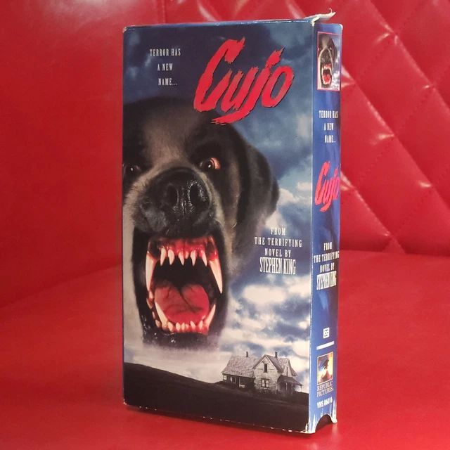 CUJO (1983), VHS (2000), Horror, Dogsploitation, Cult Classic, Steven ...