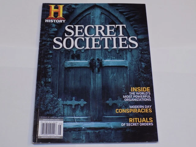 THE HISTORY CHANNEL Magazine Special Secret Societies Rituals Order ...