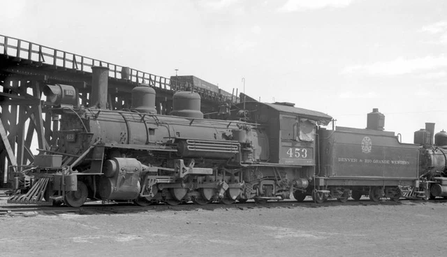 D&RGW DENVER RIO Grande Western Railway Narrow Gauge, No 453 Old Train ...