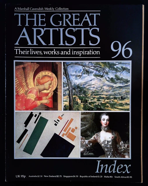 THE GREAT ARTISTS Magazine No.96 mbox1803 Index £4.50 - PicClick UK