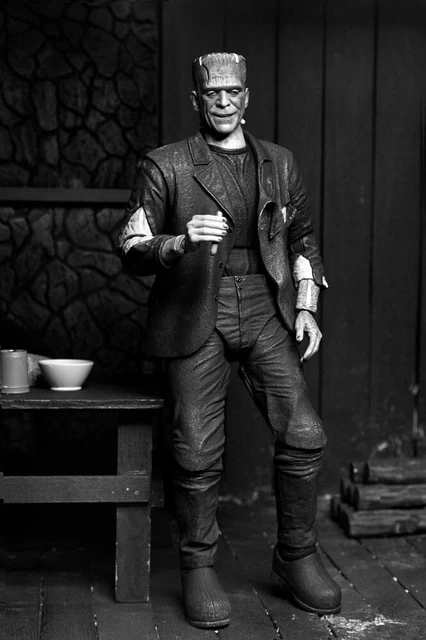 NECA UNIVERSAL MONSTRUOS Frankenstein (Bride Of Frankenstein) ( B&w ...