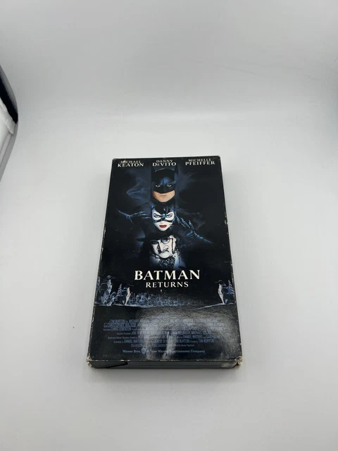 BATMAN RETURNS (VHS, 1992) Tim Burton Michael Keaton Danny Devito £6.33 ...