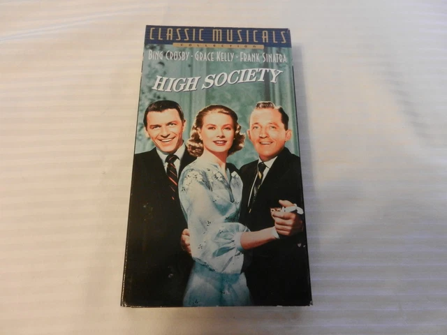 HIGH SOCIETY (VHS, 2000, Classic Musicals Collection) Crosby, Sinatra ...