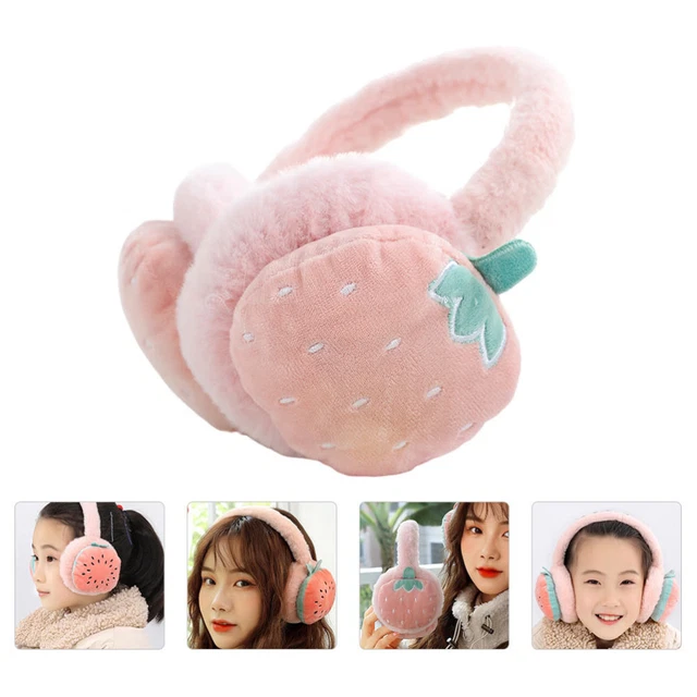 CACHE-OREILLES CASQUE ANTIBRUIT De Dessin Animé Brodés Fruits Enfant ...