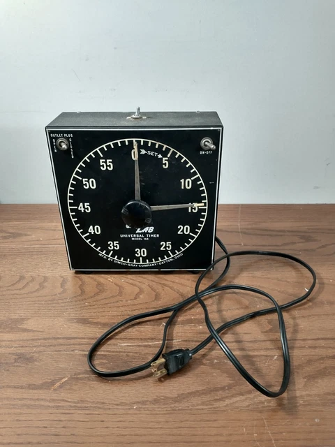 VINTAGE GRALAB UNIVERSAL Timer Model 168 by Dimco - Gray Co. - Working ...