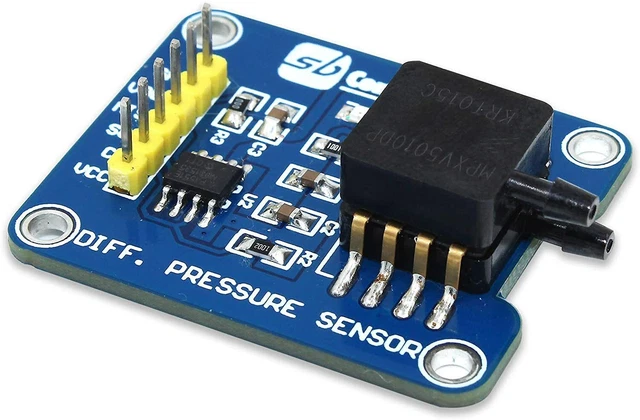 SB COMPONENTS DIFFERENTIAL Pressure Breakout Board MPXV5010DP Sensor ...