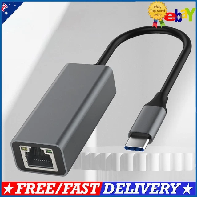 TYPE-C TO RJ45 Gigabit Ethernet USB Network Card 10/100/1000Mbps USB ...