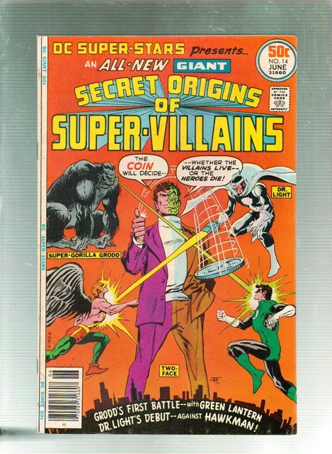 DC SUPER-STARS #14 Super Origins Of Super Villains DC Comics 1977 EUR ...