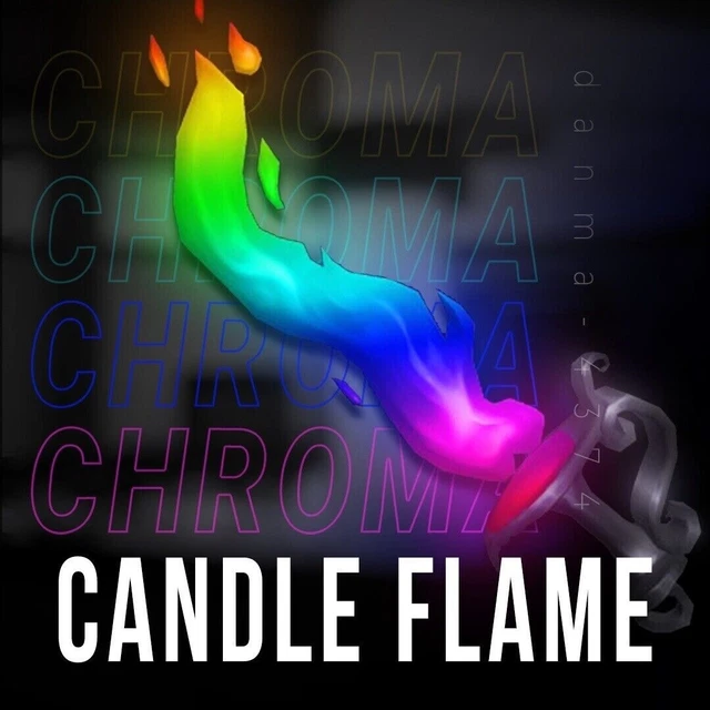 CHROMA CANDLE FLAME Roblox MM2 Murder Mystery 2 (CHEAP, 2021 Halloween ...