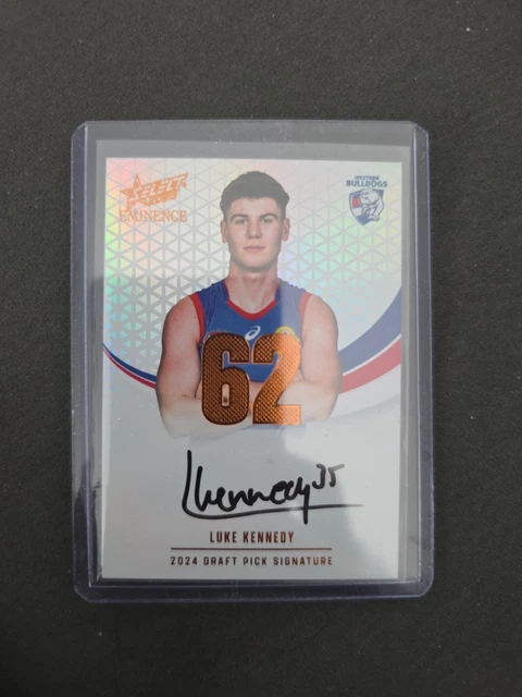 2025 AFL EMINENCE Copper Draft Pick Signature LUKE KENNEDY #179/195 ...